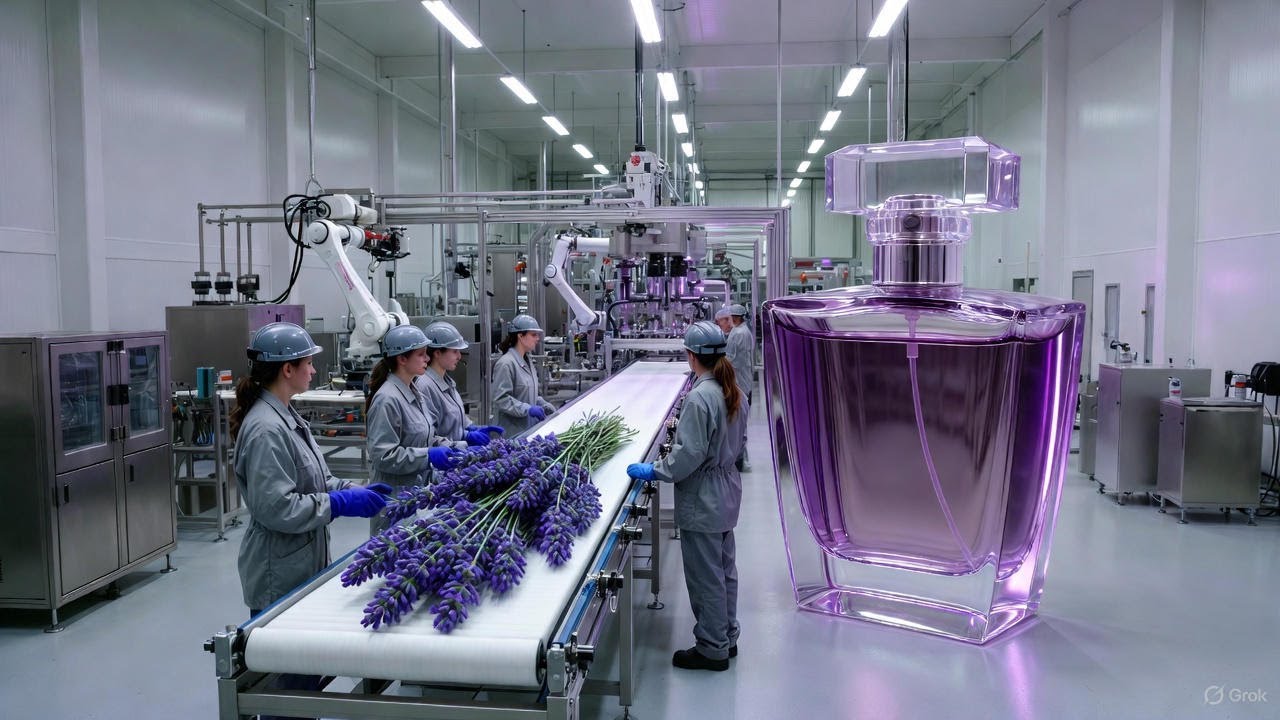 Inside the factory: from fresh lavender to premium perfume | factory ...