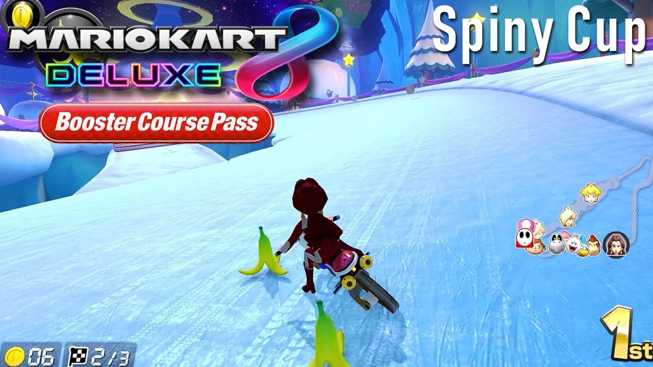 Mario Kart 8 Deluxe Wave 6: Spiny Cup Gameplay [DLC] - YouTube