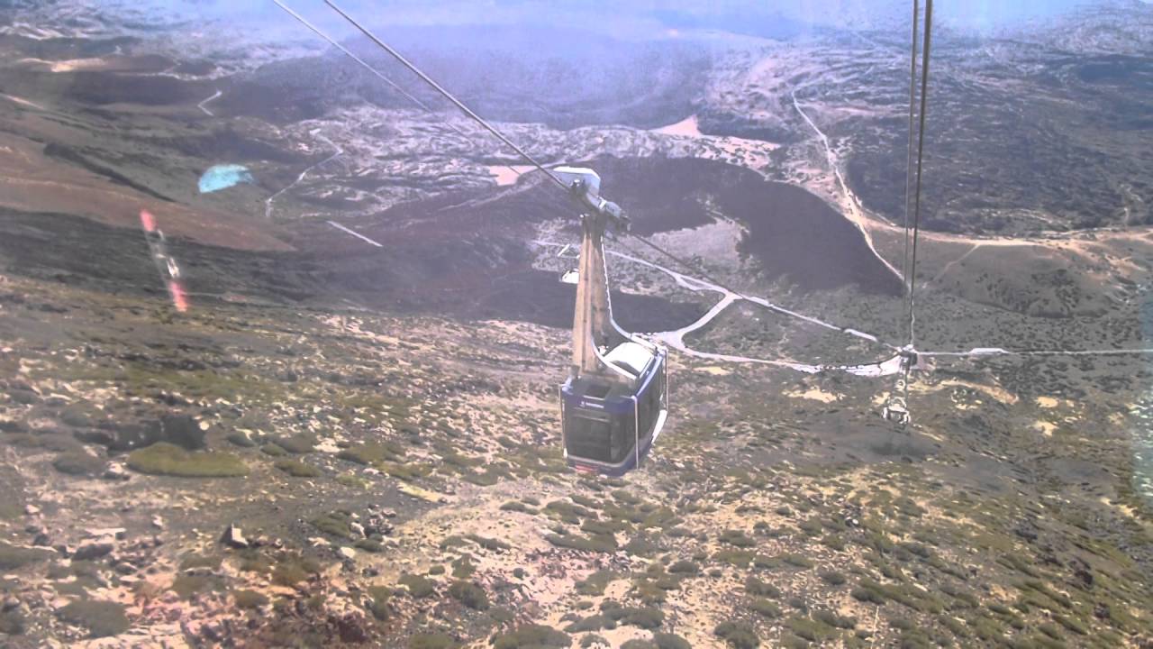 A ride on the Teleferico del Teide on Tenerife - YouTube
