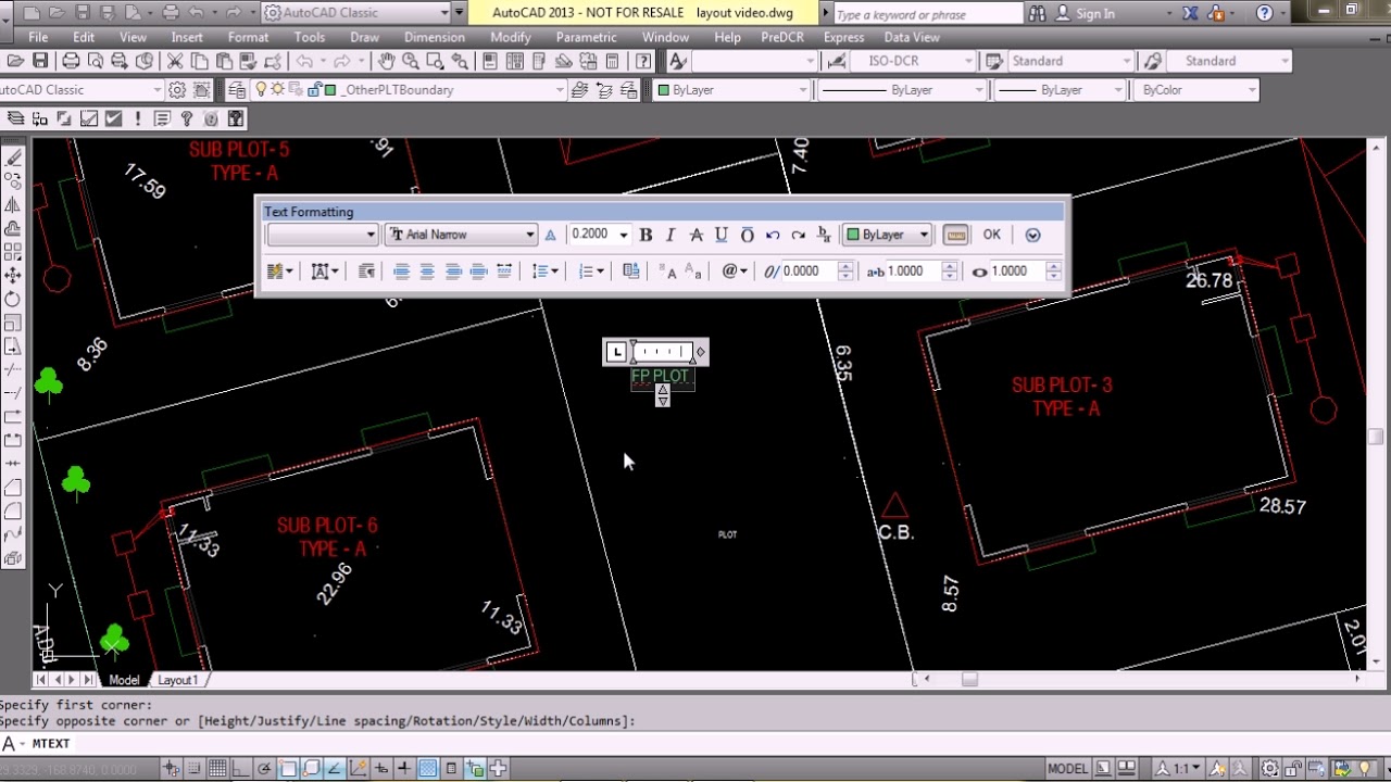 PreDCR Layout Drawing conversion Video 4 - YouTube