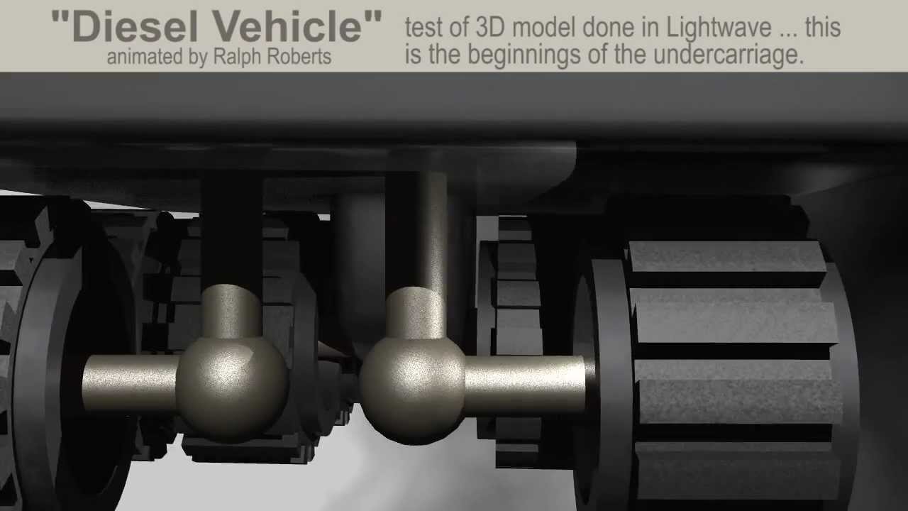 Diesel Vehicle animation test - YouTube