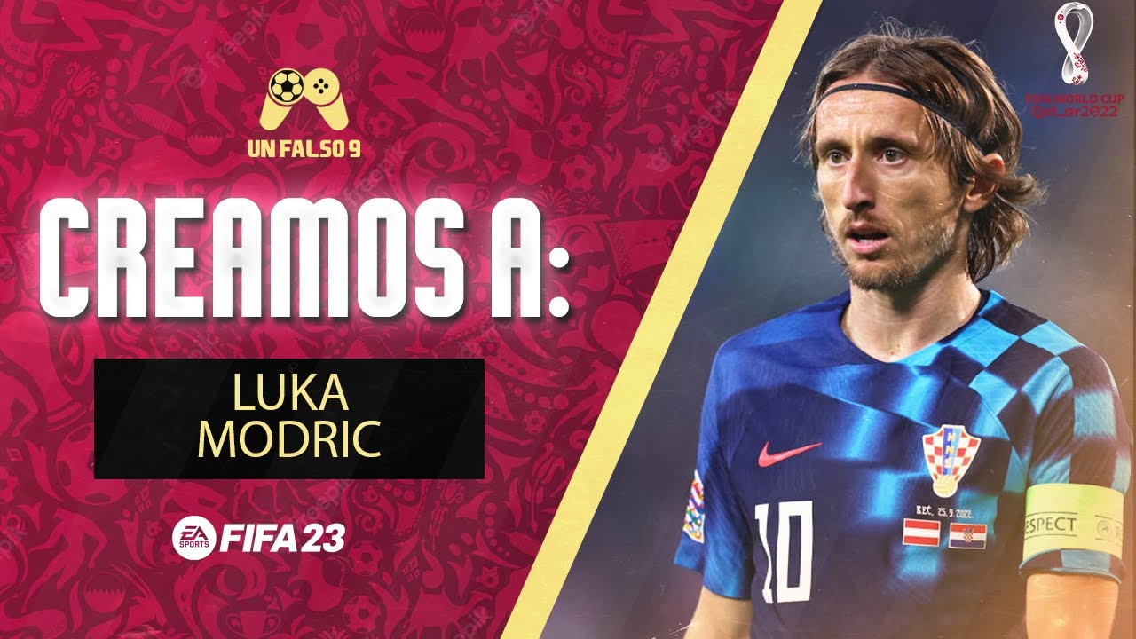 FIFA 23 LUKA MODRIC PRO CLUBS CLUBES PRO LOOKALIKE CREATION FACE - YouTube