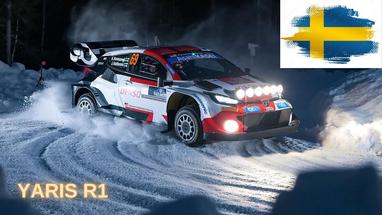 WRC Rally Sweden 2024 TEST | TGR | K. Rovanpera | Max Speed & Jumps ...
