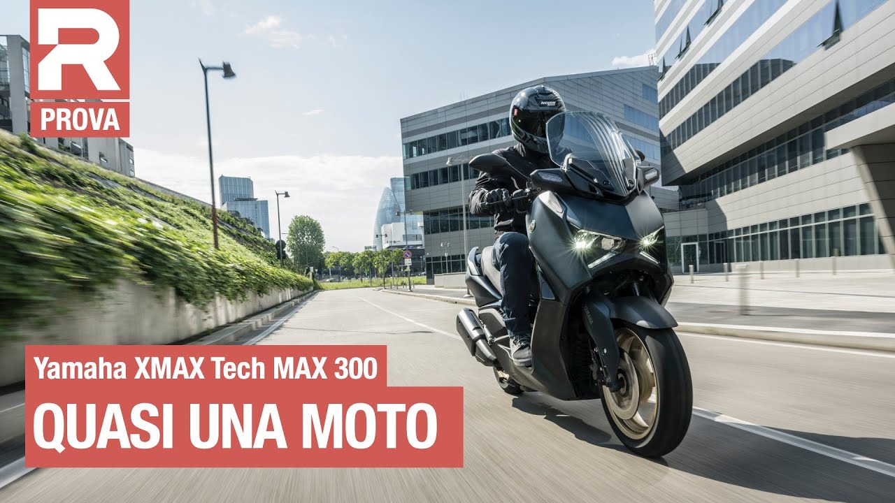 Yamaha XMAX Tech MAX 300 - prova - in sella allo scooter che è quasi ...