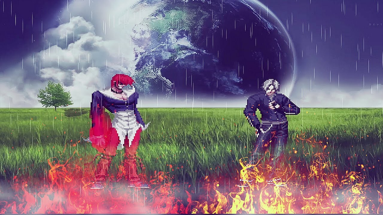 Evil Orochi Blood Iori Vs Hellfire Kyo | Mugen Factory - YouTube