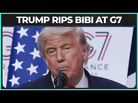 Trump Says He Has Had ENOUGH Of Bibi's Aggression