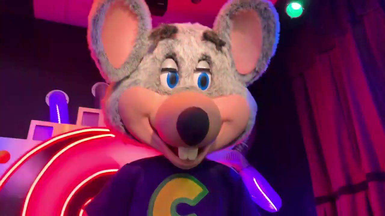 Chuck E. Cheese Sammy The Skateboarding Skeleton Jackson MS - YouTube
