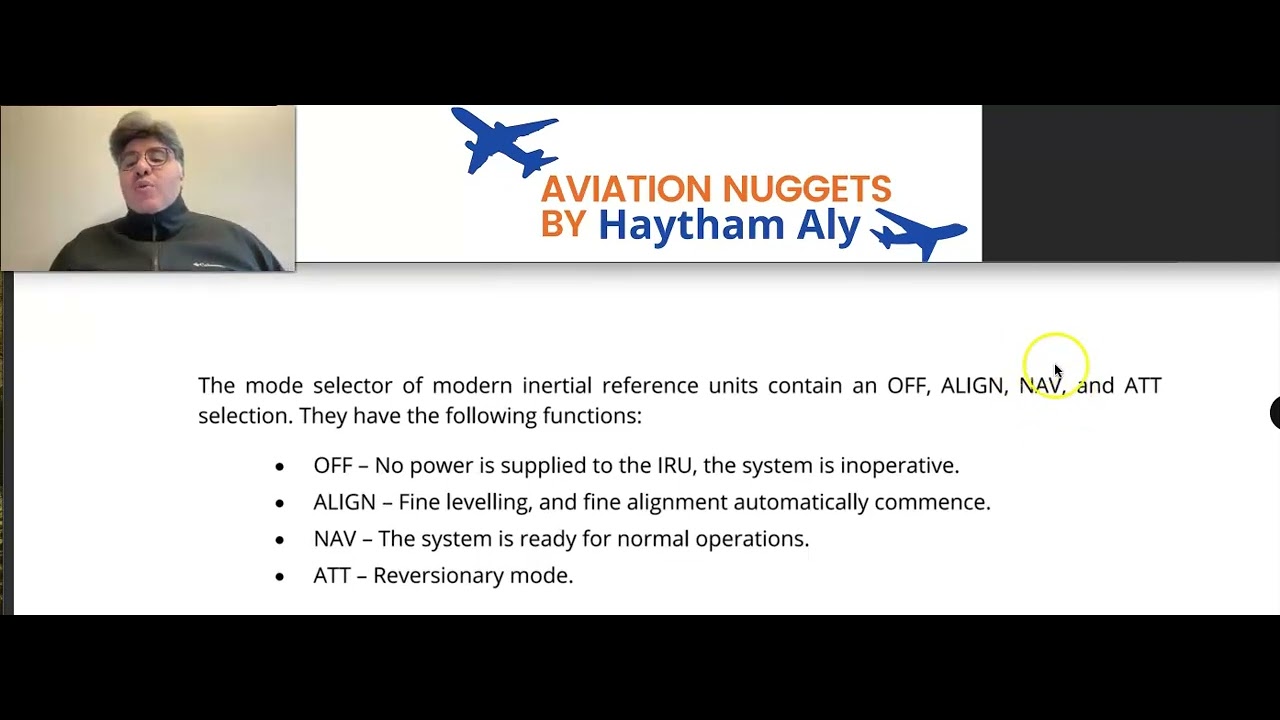 ADIRU Mode selector explained , Aviation nuggets by @Haytham_Aly - YouTube