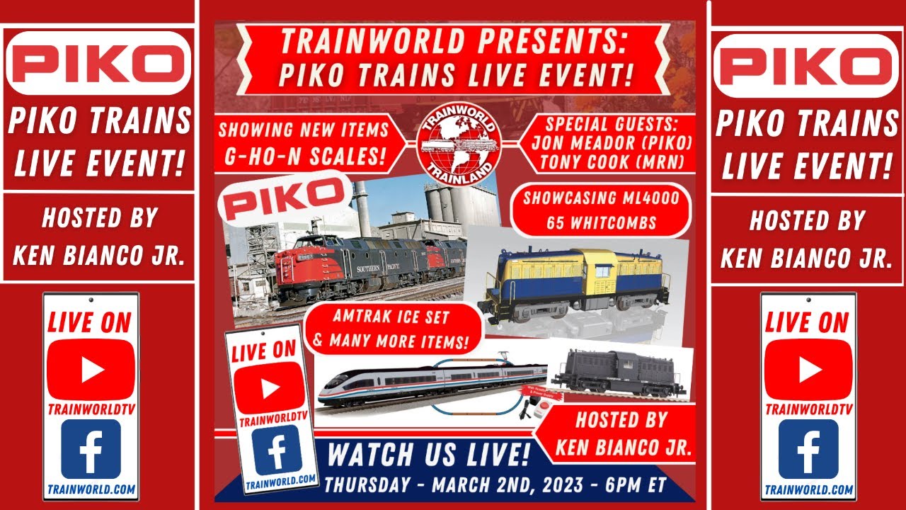 Piko Trains Spectacular Live Event! - YouTube