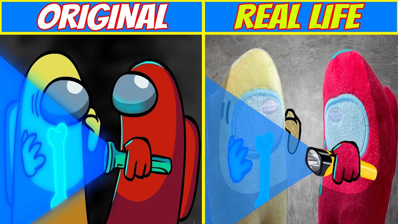 Discover the mystery inside Among Us | Among Us Animation | Original vs ...