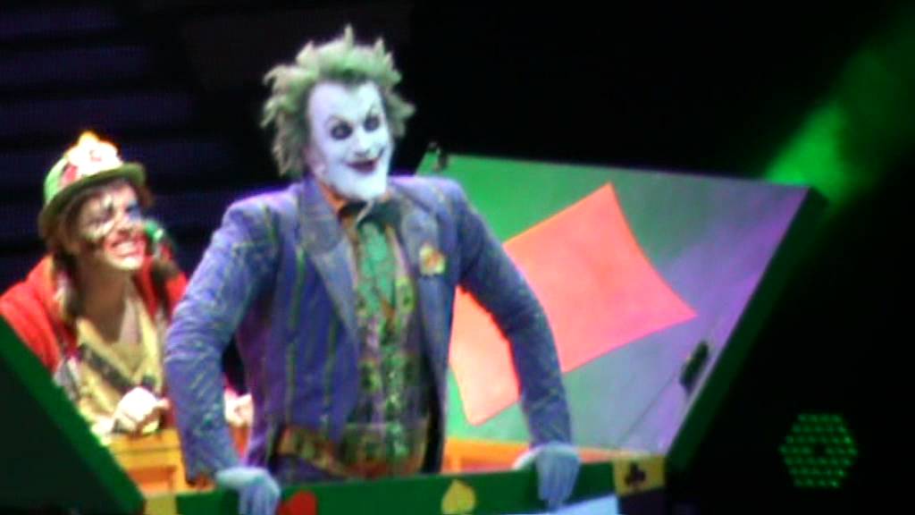 The Joker appears in Batman Live - YouTube