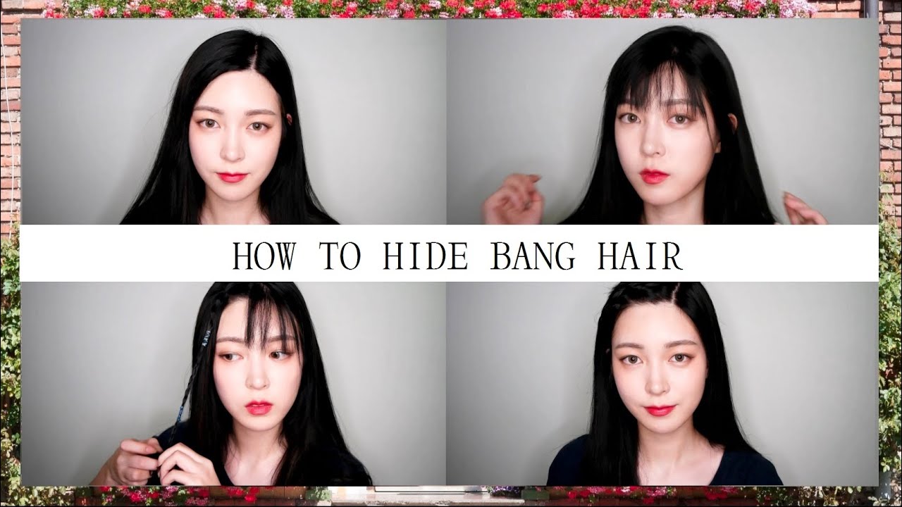[ENG]앞머리 없애기 4스타일 How to hide bang hair | CHES 체스 - YouTube