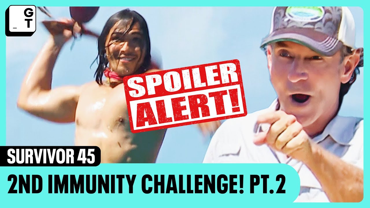 SURVIVOR 45 | SECOND IMMUNITY CHALLENGE Pt. 2 | S45 E2 - YouTube