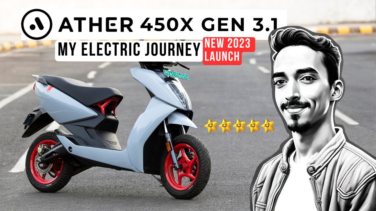 NEW #ather450x Gen 3.1 Electric Scooter Experience: From Test Ride to ...