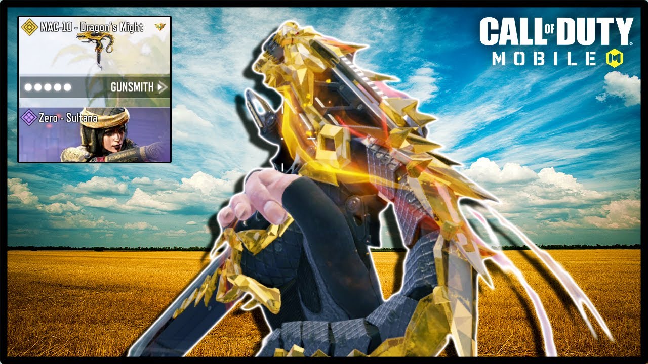 LEGENDARY MAC 10 DRAGONS MIGHT GAMEPLAY COD MOBILE - YouTube