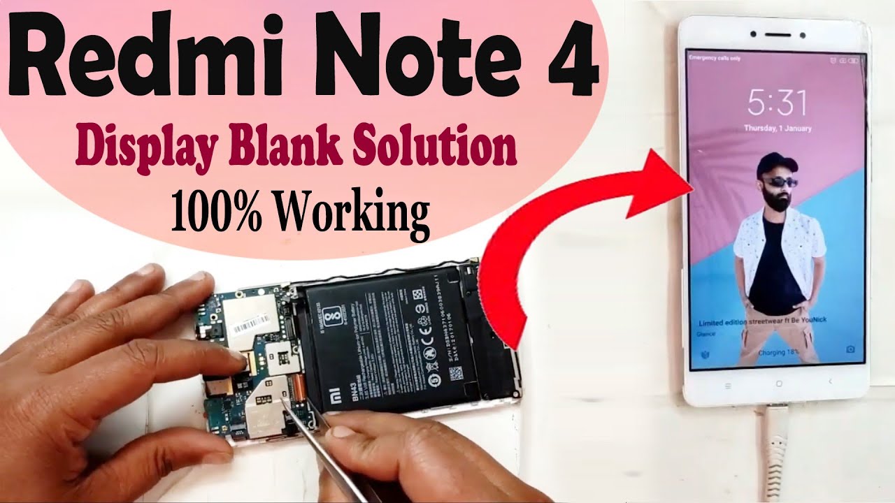 Redmi note 4 Display Black 1000% Solution 👉 redmi note 4 Display ...