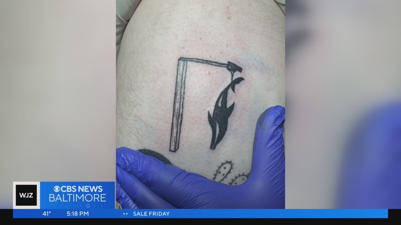 Baltimore Body Art: Ravens' superfan marks each victory with new ...