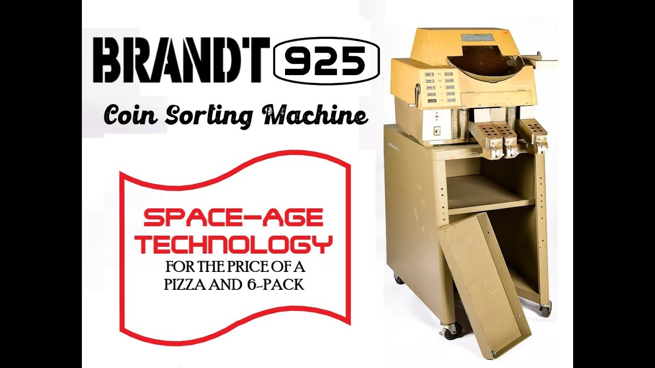 Brandt 925 Change Coin Sorting Machine Demo - YouTube