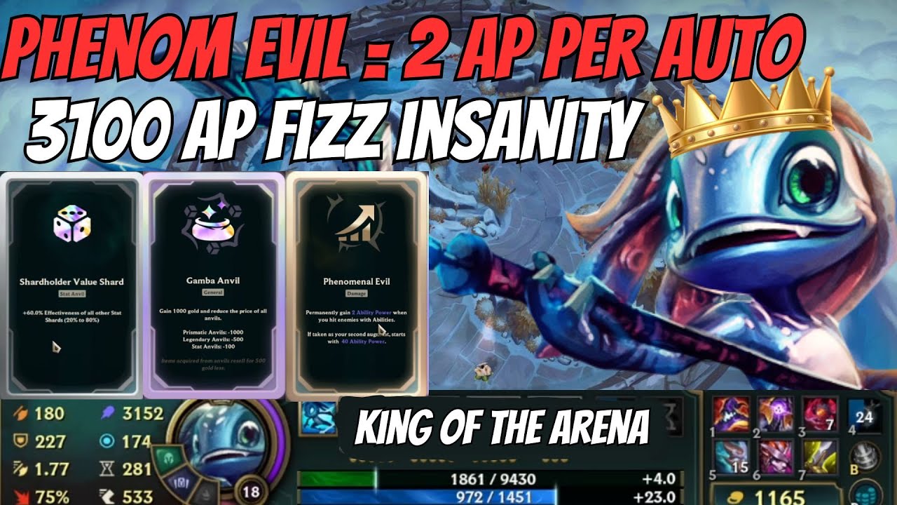 Fizz with 58 Anvils, THEN EACH AUTO Gives 2 AP, 3100 AP Masterclass ...