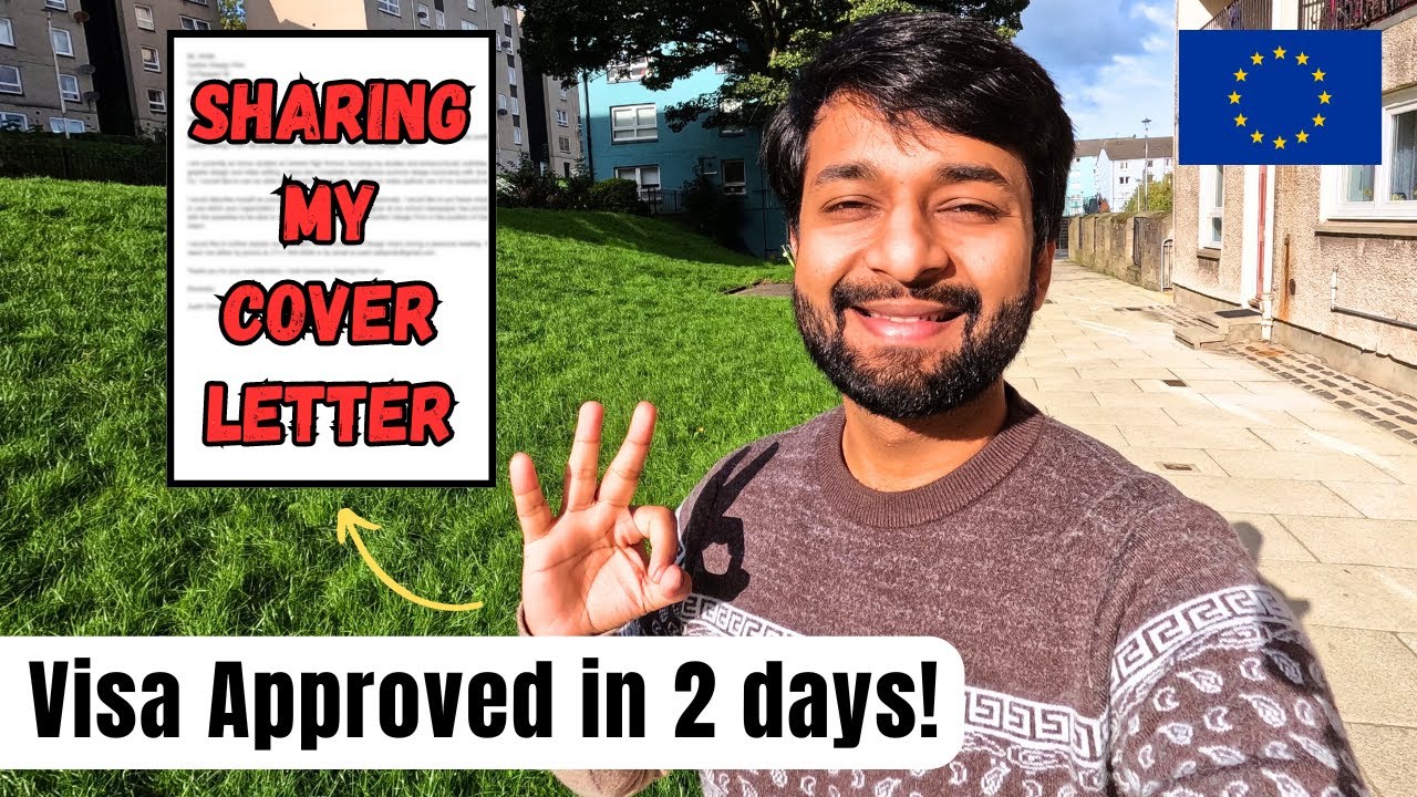 How to Write Schengen Visa Cover Letter for Europe 🇪🇺 - YouTube