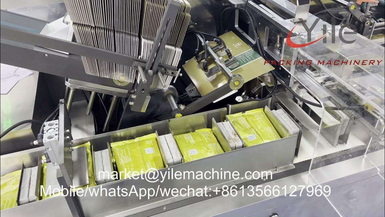 Sachet Pouch Food Automatic Cartoning Machine ,Top Load Case Packing Machine , Case Packer ...
