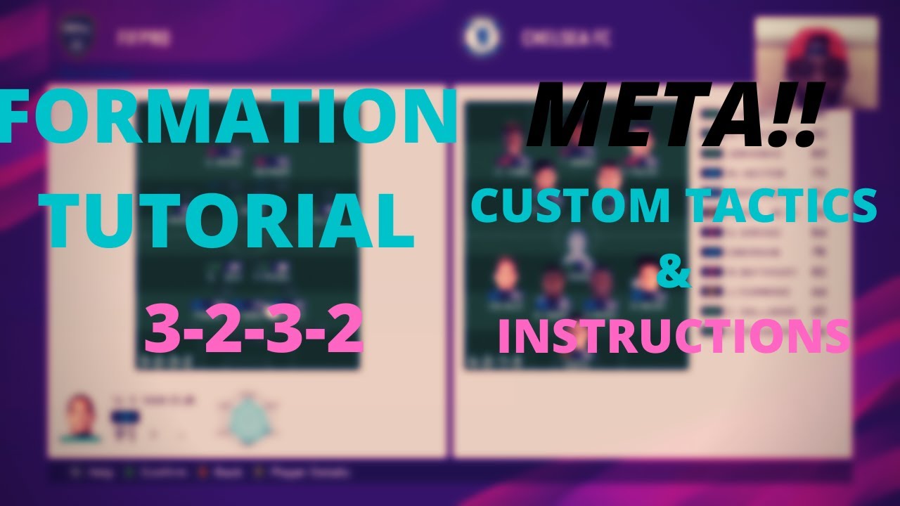 PES 2020 3-2-3-2 FORMATION TUTORIAL:CUSTOM TACTICS AND INSTRUCTIONS ...