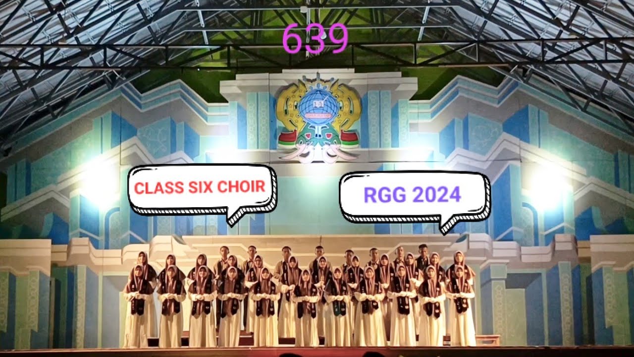 CLASS SIX CHOIR - RGG 639 - 2024 - YouTube