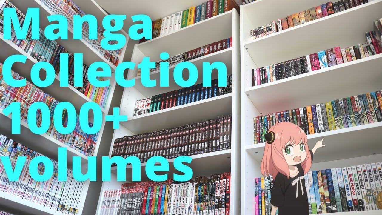Manga Collection Final Setup 1k+ Volumes - YouTube