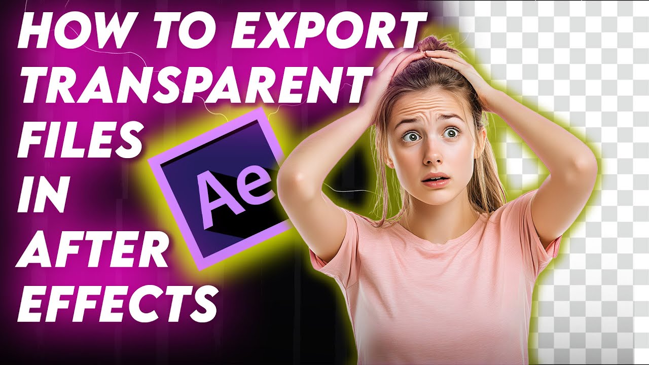 How to Export Transparent Files in After Effects - YouTube