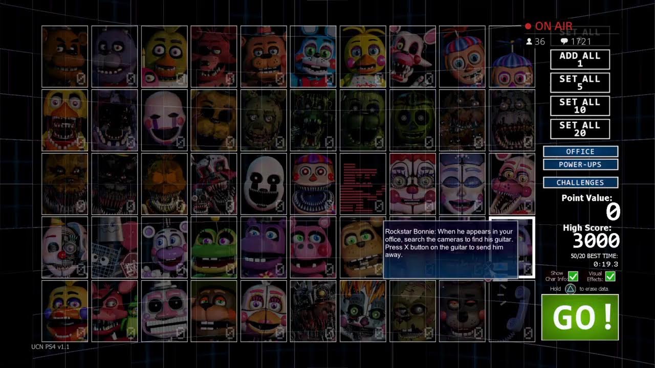FNAF UCN (Custom/Request Challenges) - YouTube