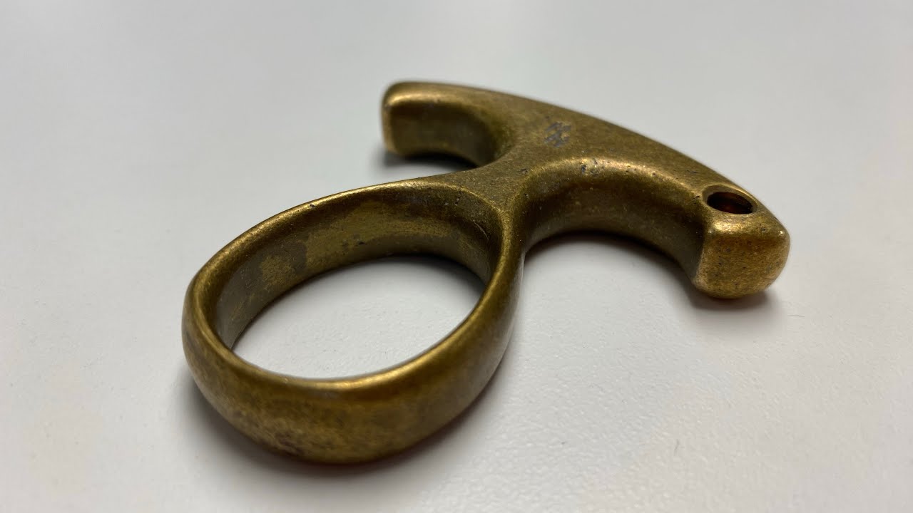 Single Knuck Brass Knuckles Variation Youtube