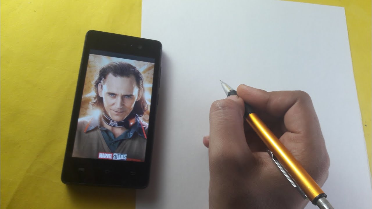 How to draw loki step by step | Loki drawing tutorial | Lesson 1 ...