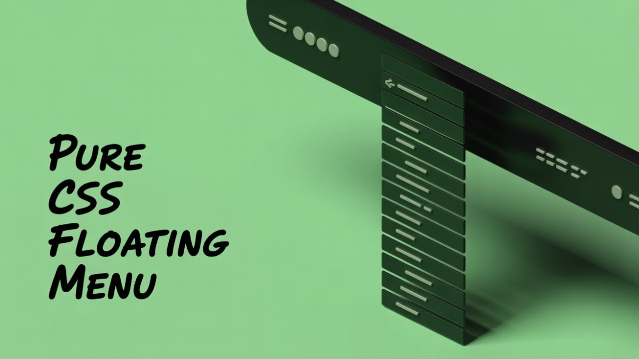 How To Create A Hover Menu With Html And Css No Javascript Youtube