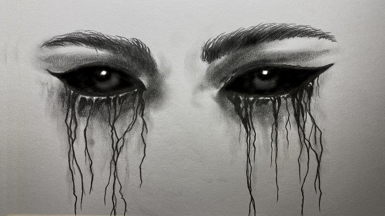 Drawing Enchanting and Mysterious Dark Eyes: Drawing a Girl's Gaze ...