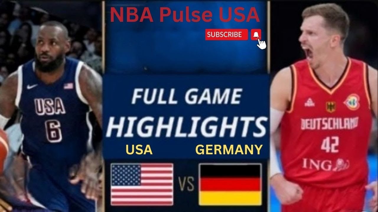 USA VS GERMANY Highlights | Olympics 2024 | @NBAPulseUSA-h5j - YouTube