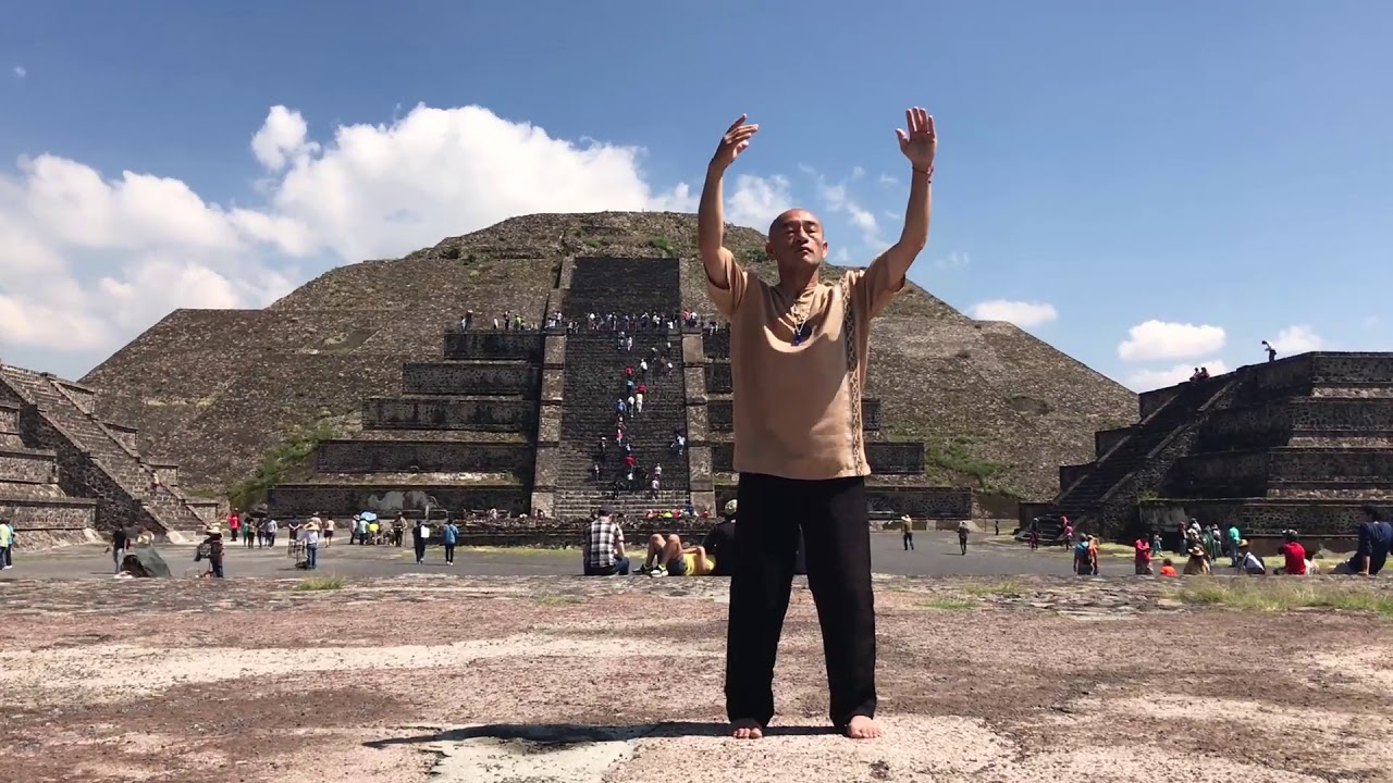 Master Liu Deming´s performance at Teotihuacan Moon Pyramids, Mexico ...