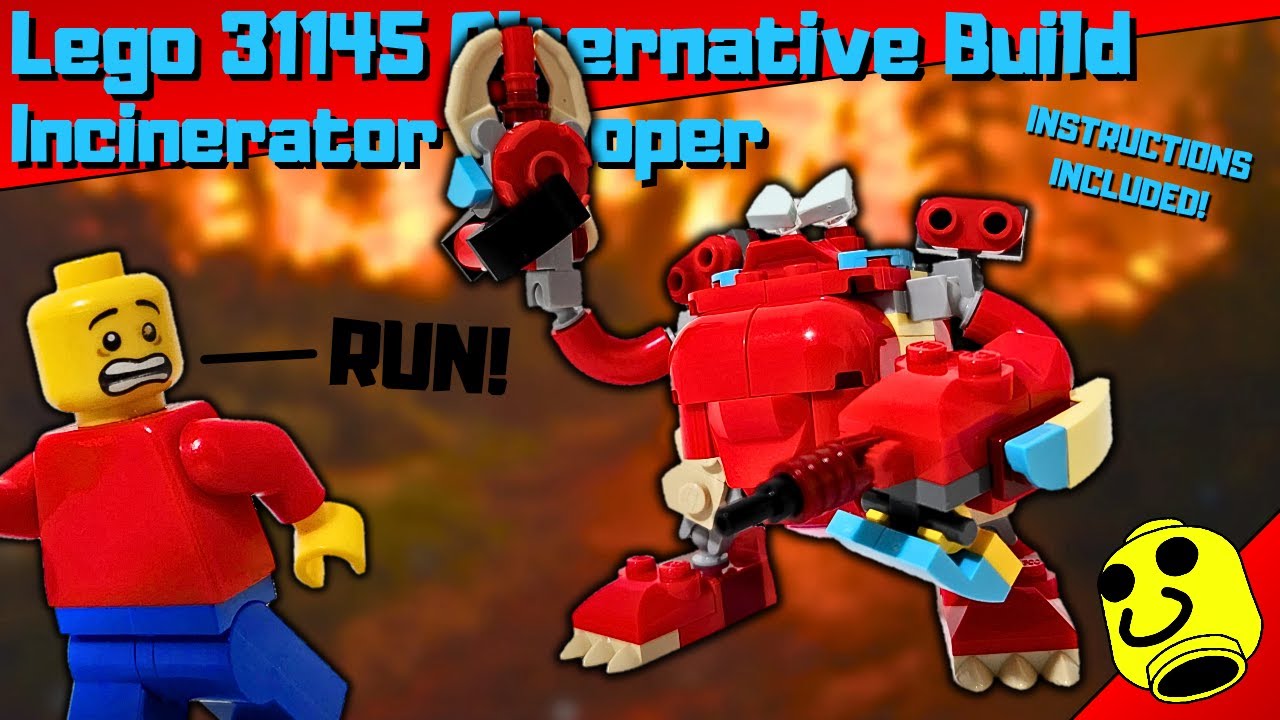Incinerator Trooper - Lego 31145 Alternative Build - YouTube