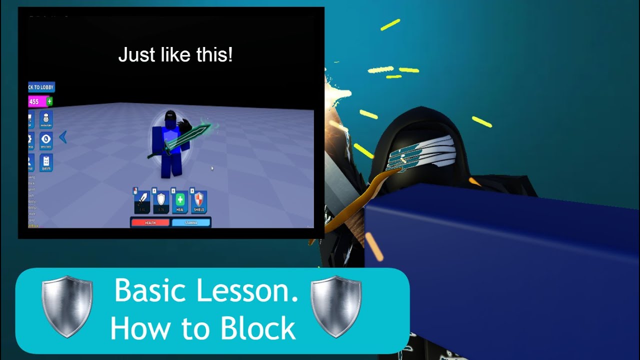 (Basics) How to block in Sword Duels - YouTube