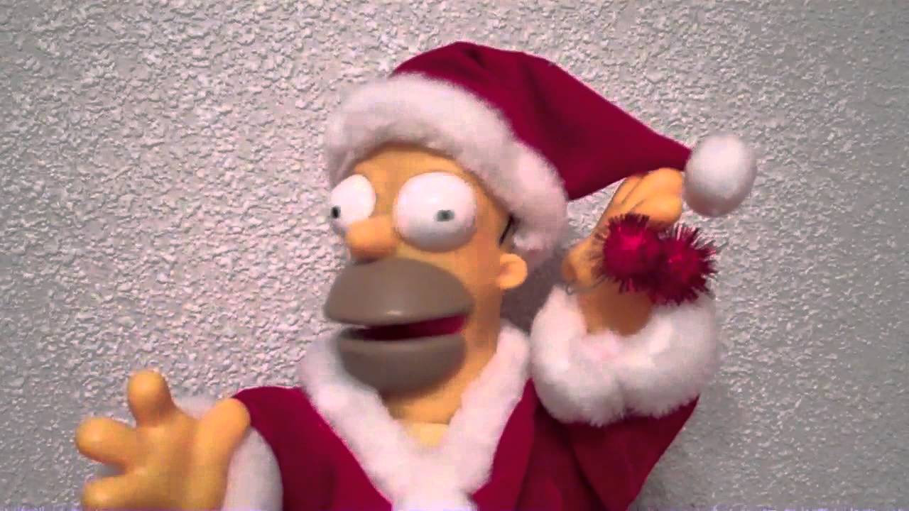 Homer Simpson sings "Jingle Bells" - YouTube