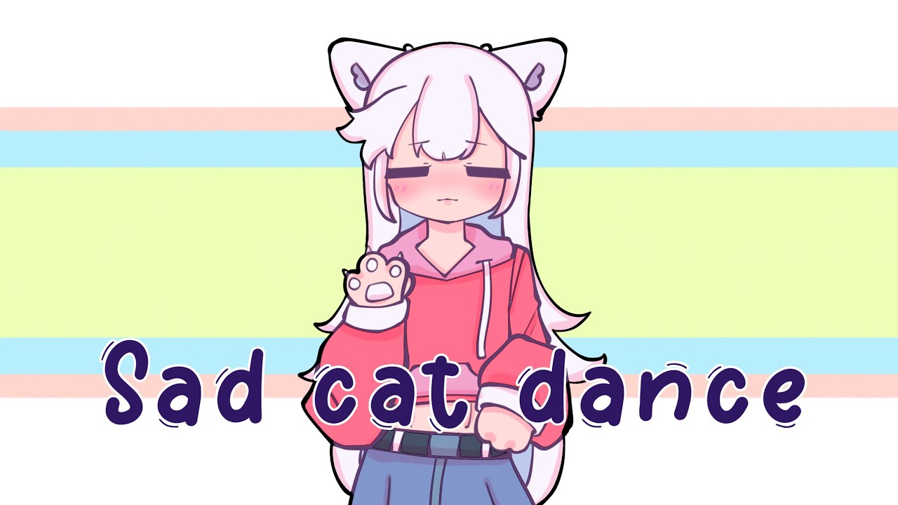 Sad Cat Dance || animation meme 🌱 - YouTube