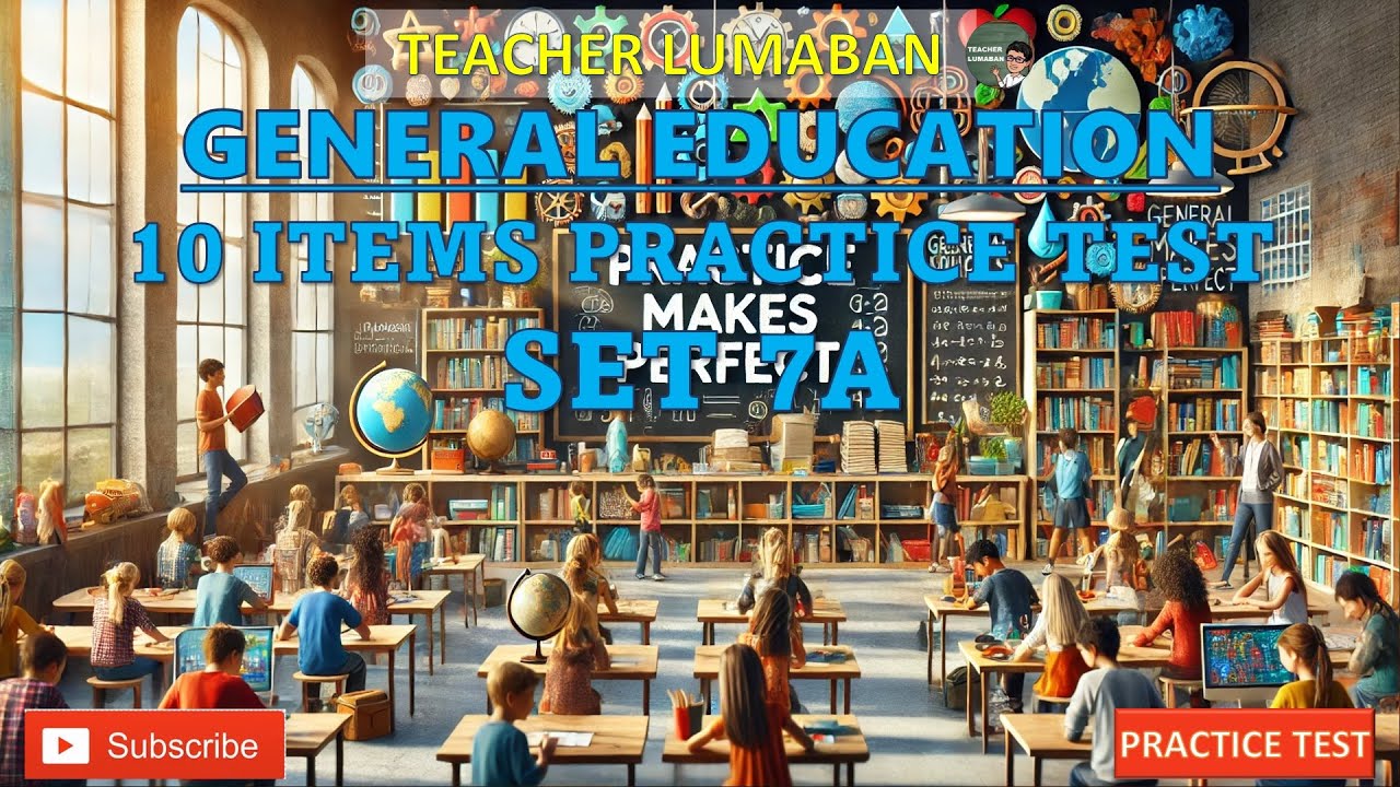 General Education Practice Drill SET 7A - YouTube