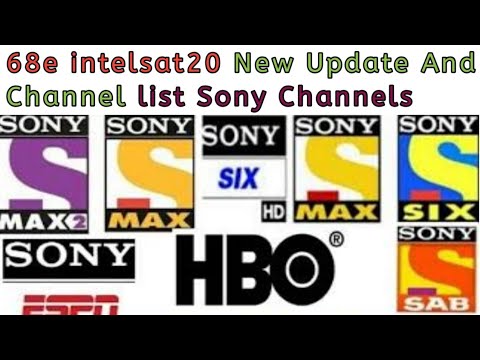 68E intelsat 20 New Channel list Sony channel update !! - YouTube