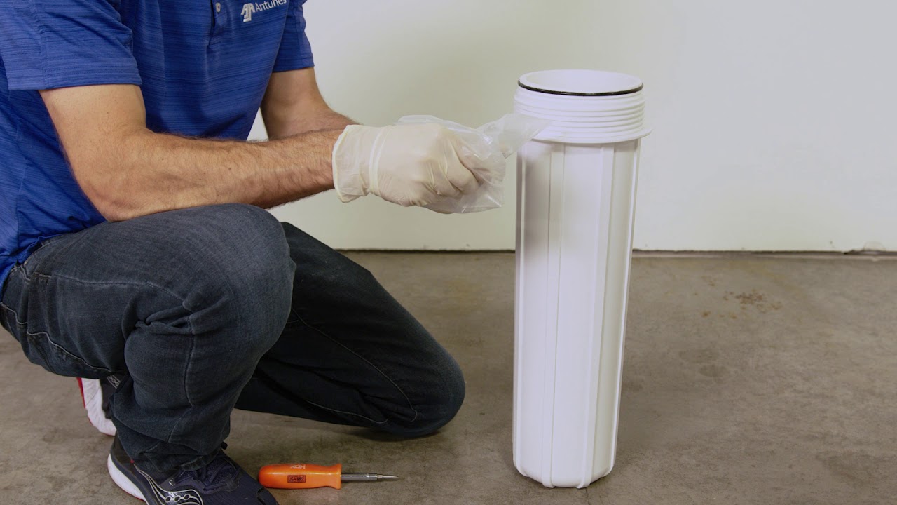 Replacing the Carbon Element on Your Antunes Water VZN Ultrafiltration ...