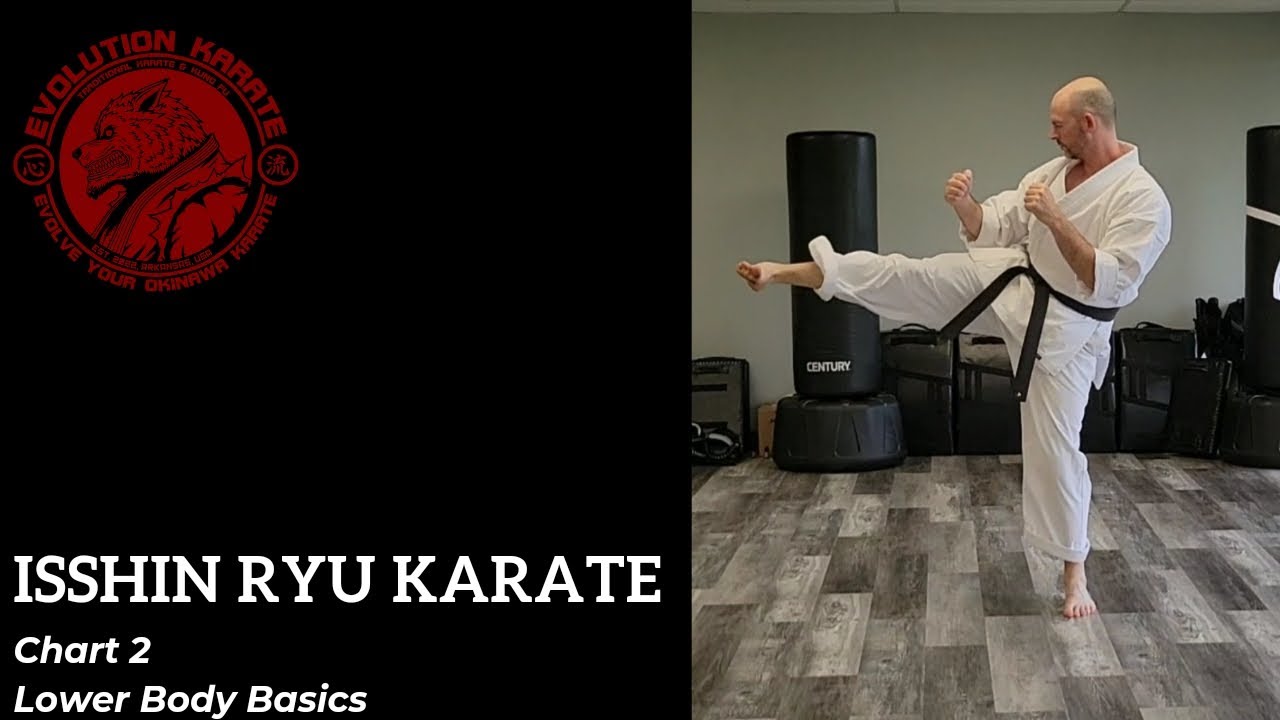 Evolution Karate - Isshin Ryu Lower Body Basics Chart 2 - YouTube