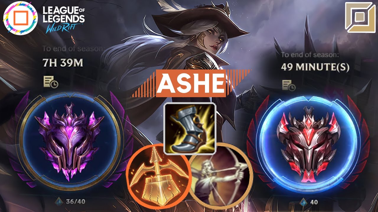 Ashe new Runes & Build Patch 4.3 || Wild Rift Ashe Gameplay || Ashe ...