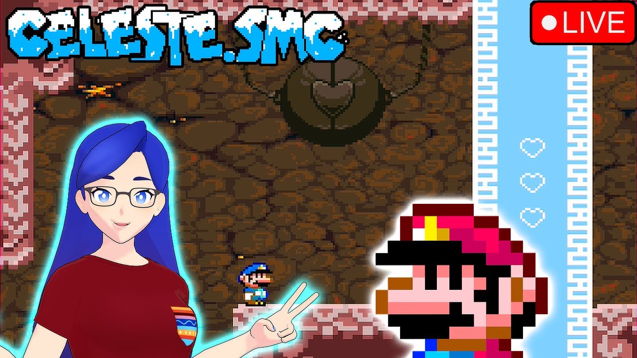 Escaping the Center of the Earth! [Celeste.smc - SMW ROM Hack - Live ...