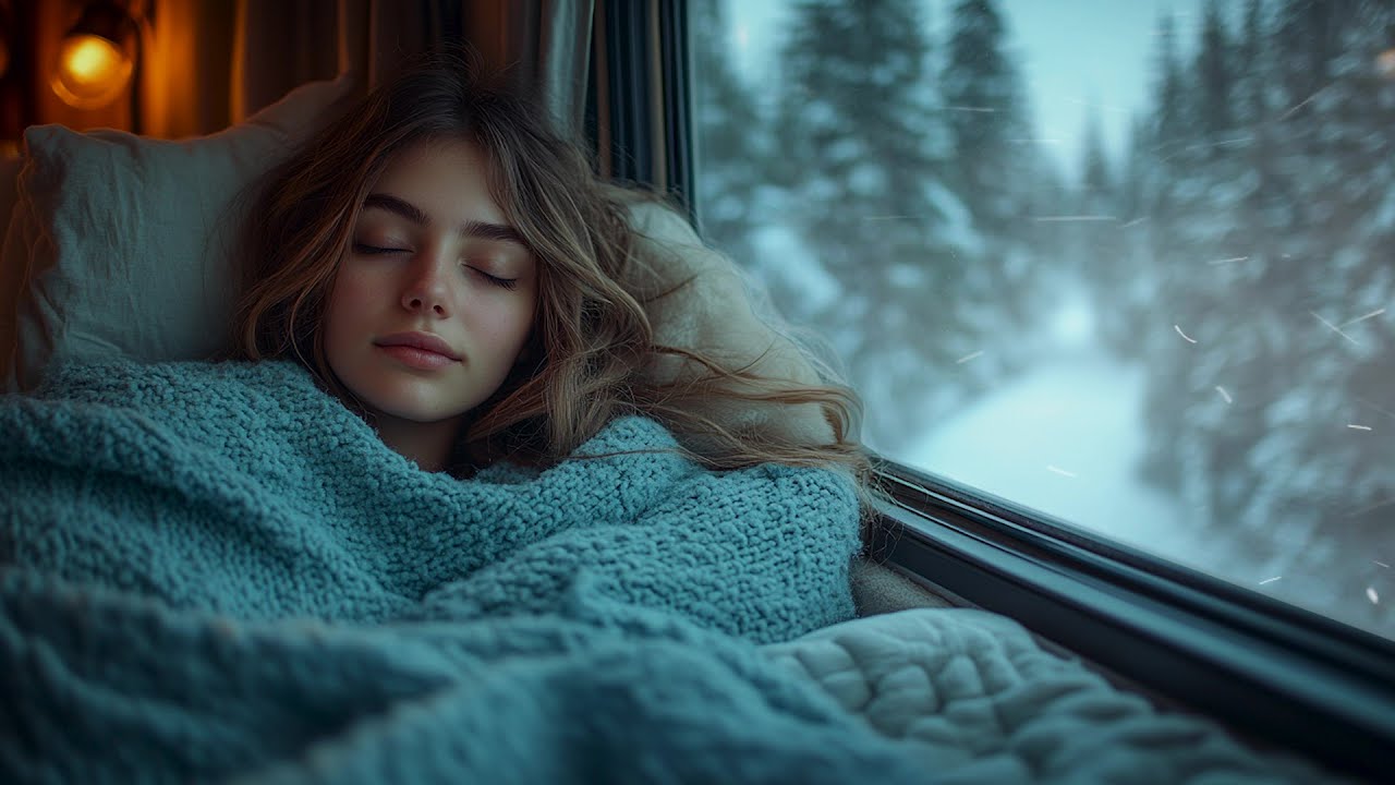 Snowstorm Bliss: Winter Winds & Gentle Snowfall for Complete ...