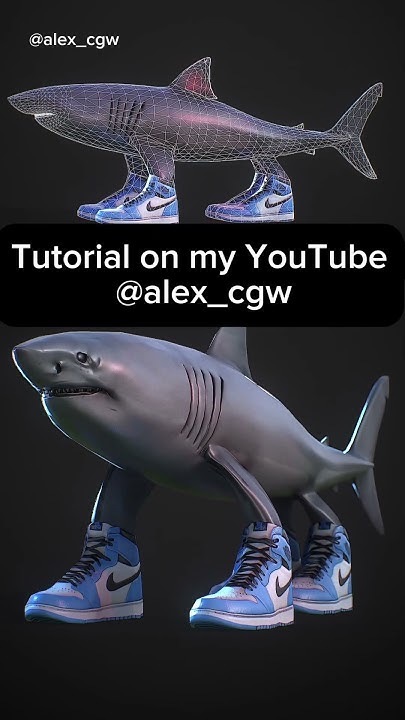 Tralalero Tralala. How to create Game ready Character in Blender Tutorial on my channel ! # ...