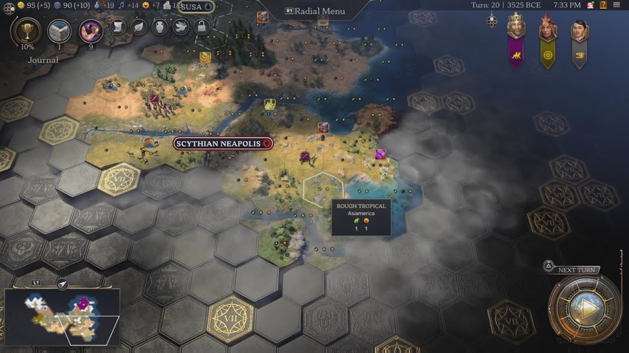 Sid Meier's Civilization VII Gameplay 🏛️ PS5 - Great sim - YouTube