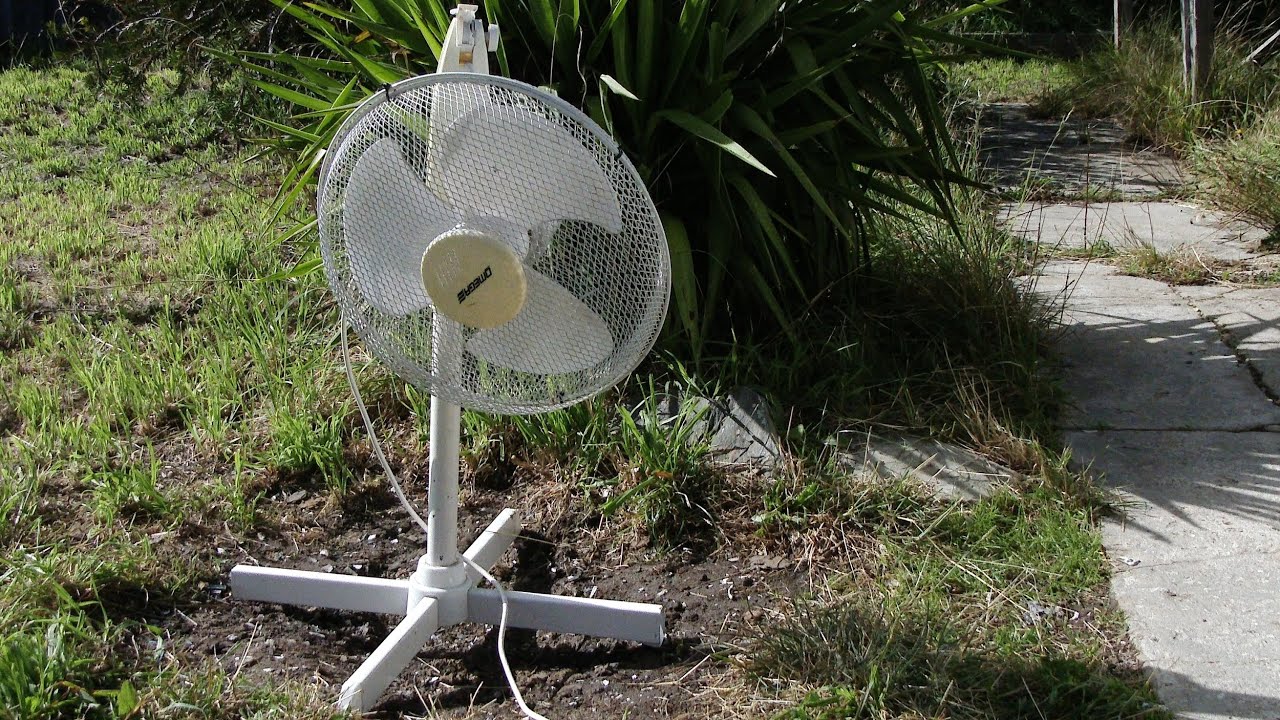 Smash Old Omega Digital Button Stand Fan - YouTube